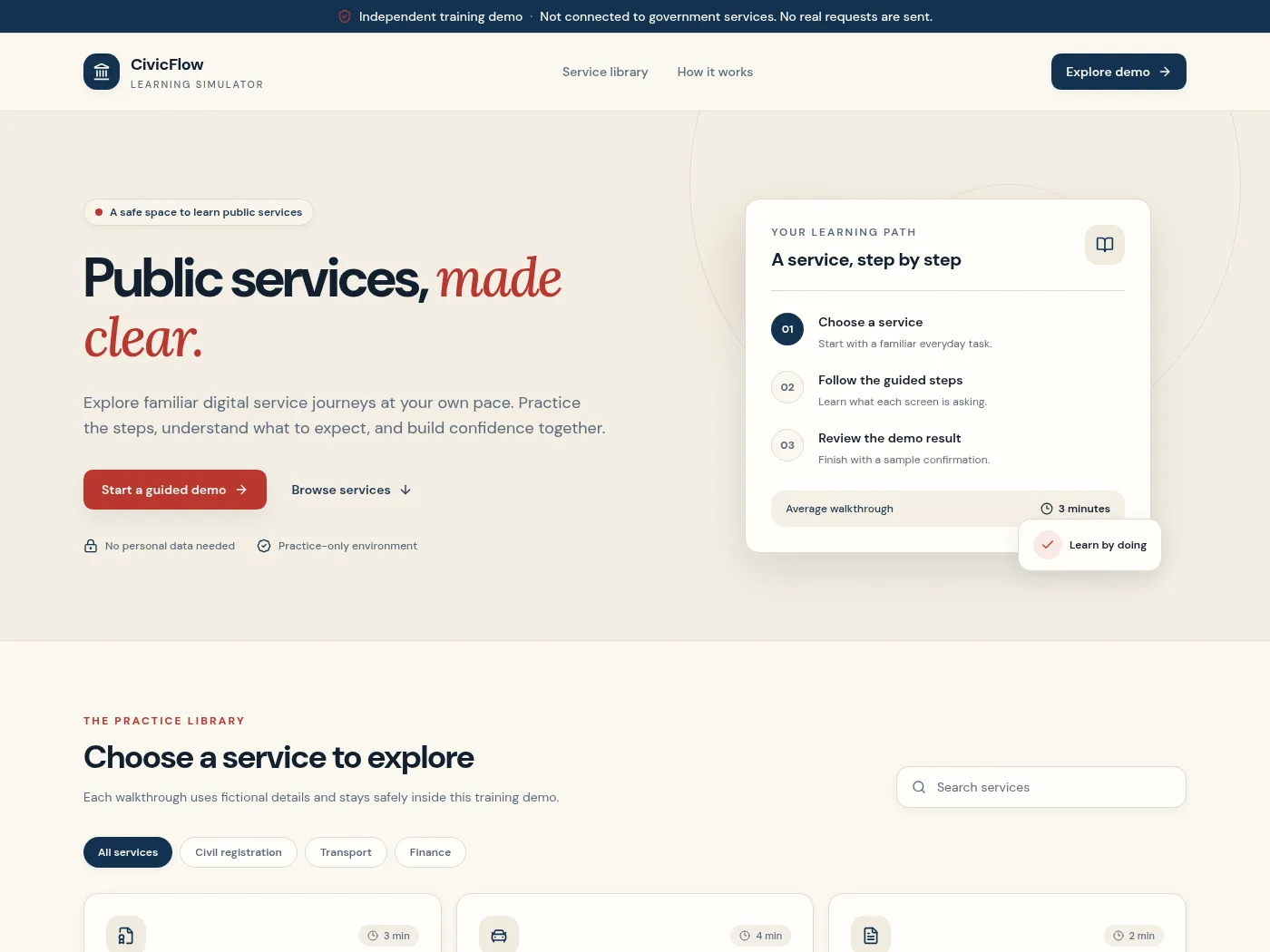 E-Gov Platform Simulator
