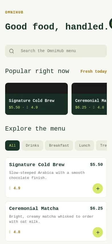 OmniHub Customer App