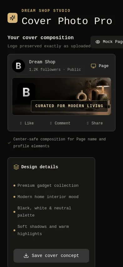 GadgetDecor FB Cover Pro