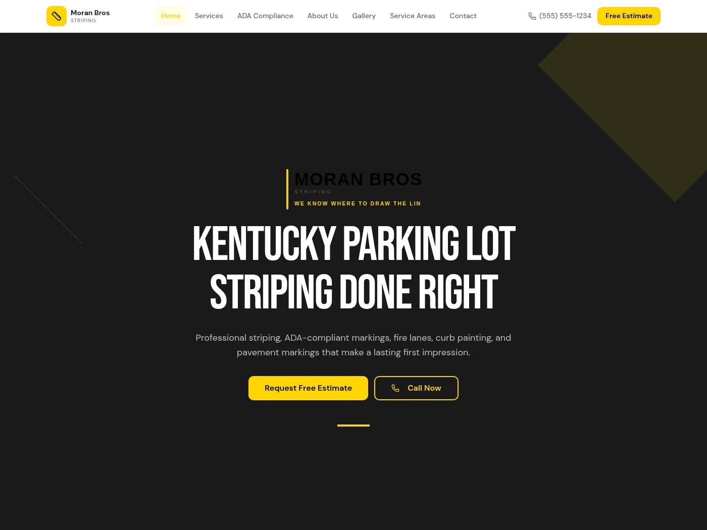 Moran Bros Striping Site