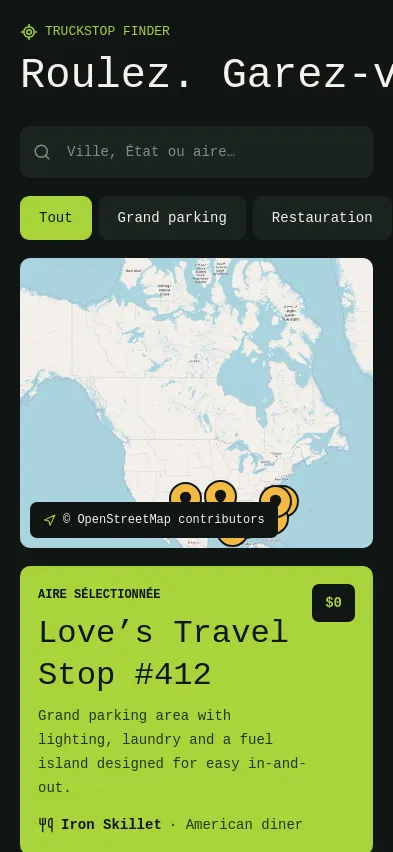 TruckStop Finder