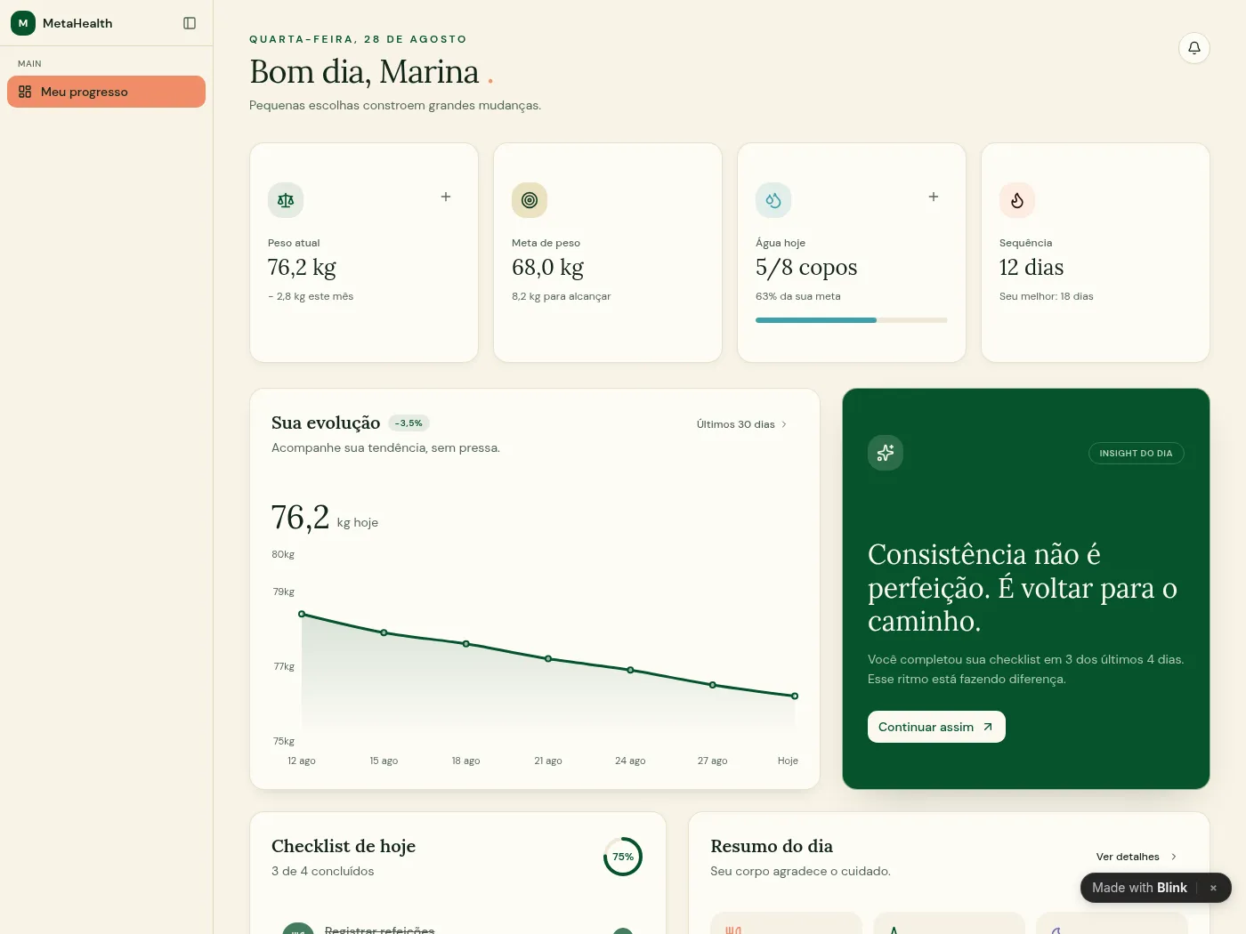 MetaHealth Tracker