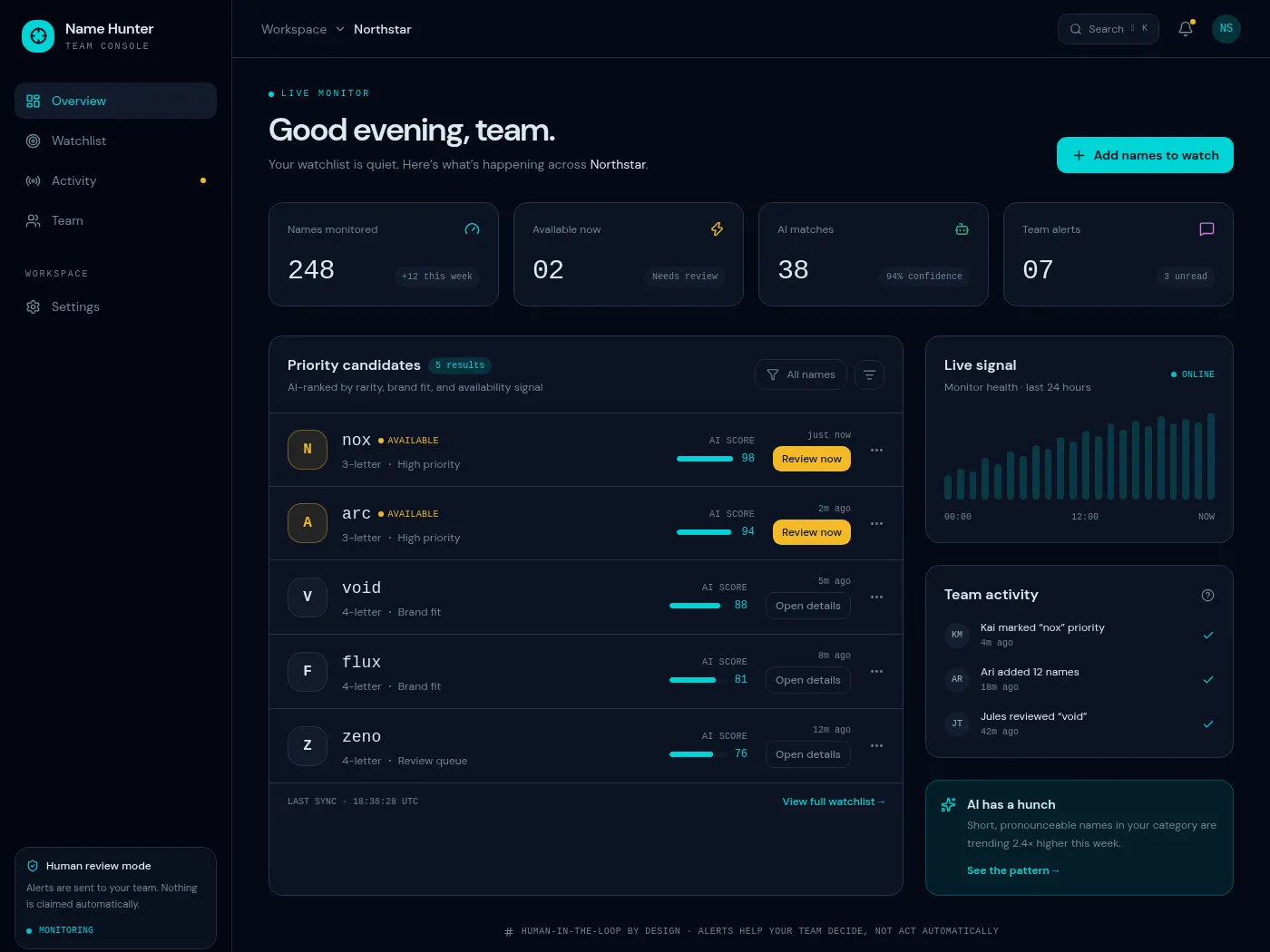 Discord Name Hunter