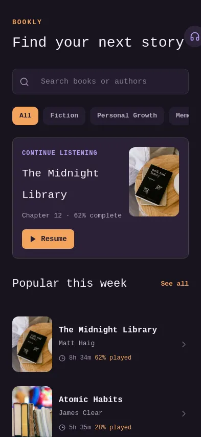 Audiobook App