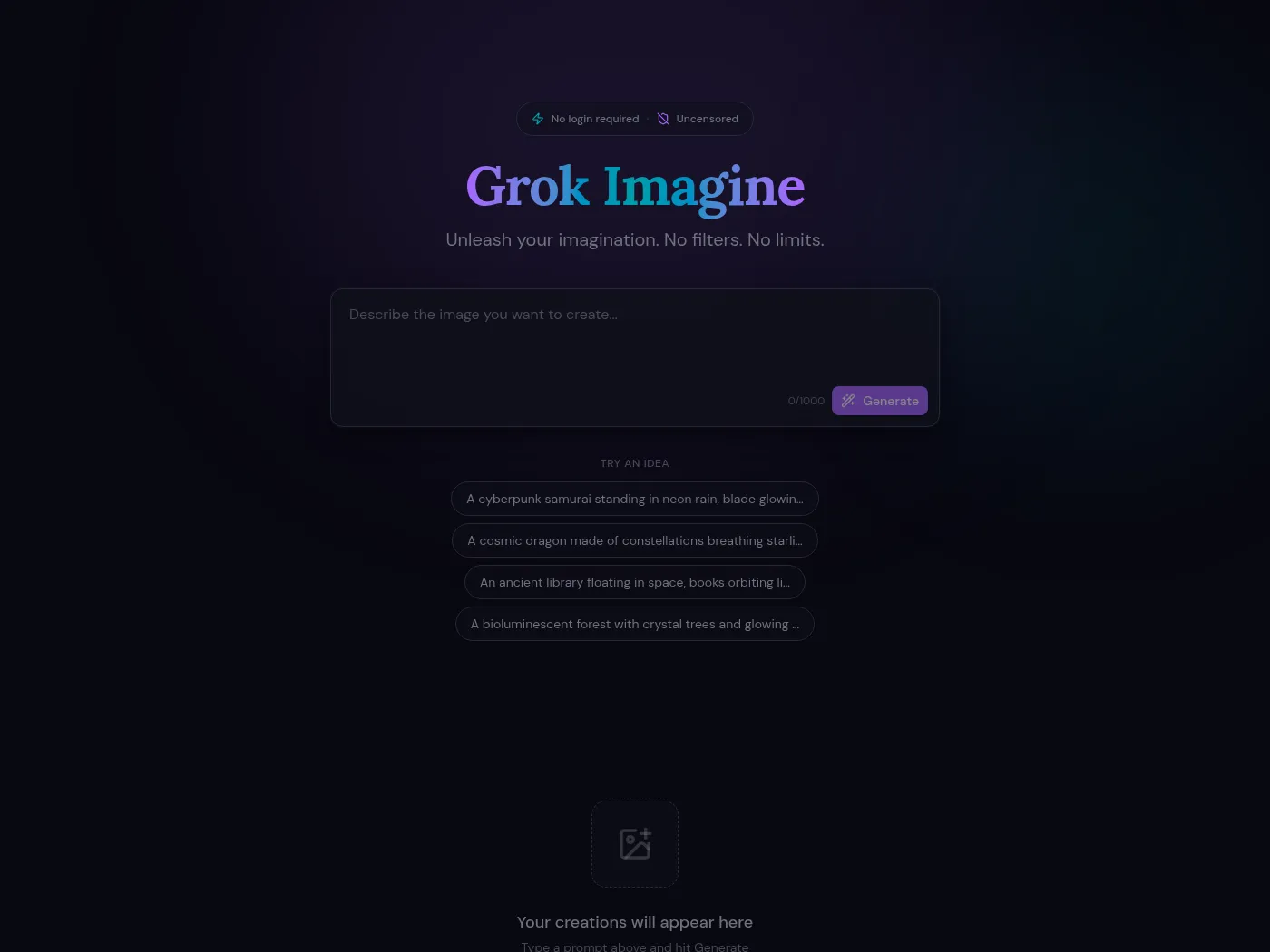 Grok Imagine Uncensored