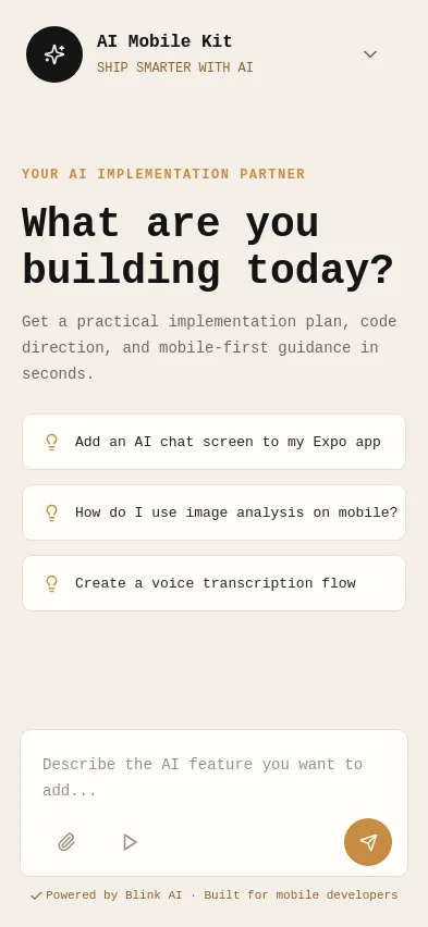 AI Mobile Integrator