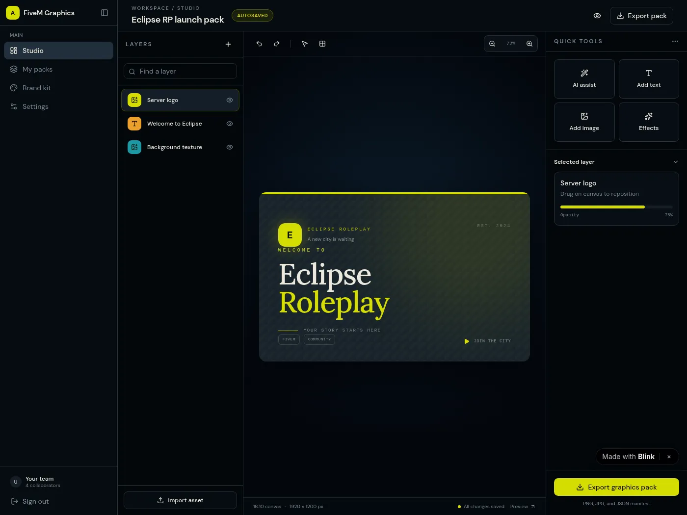FiveM Graphics Maker