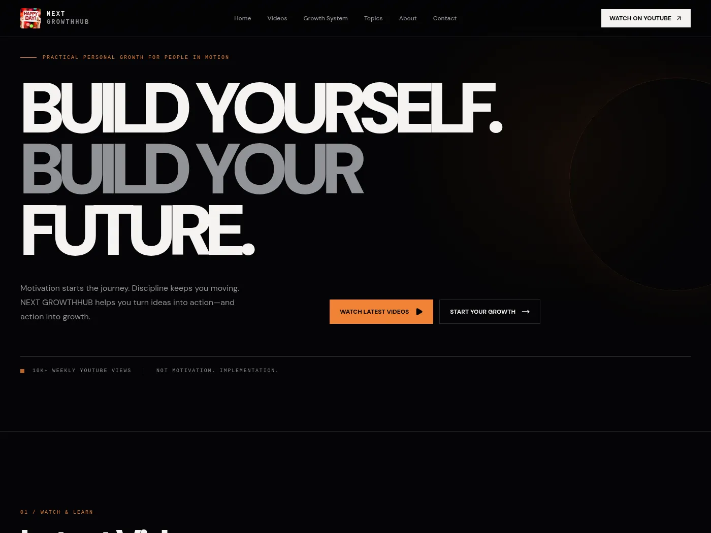 NEXT GROWTHHUB Website
