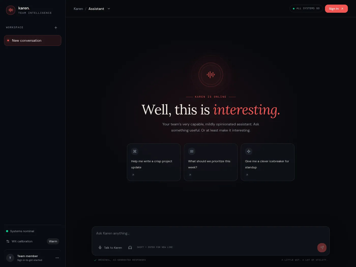 Karen Voice Assistant
