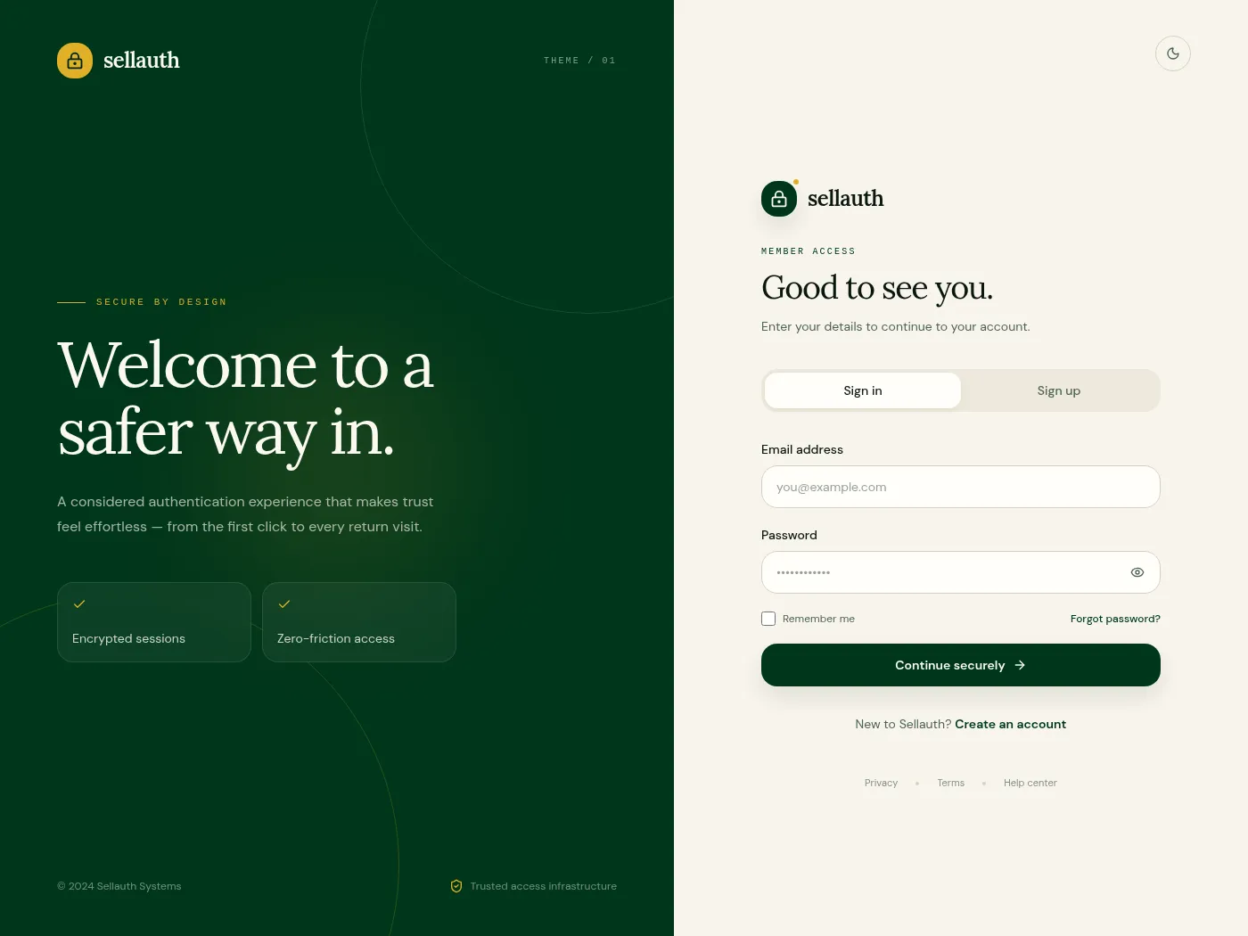 Sellauth Theme Template