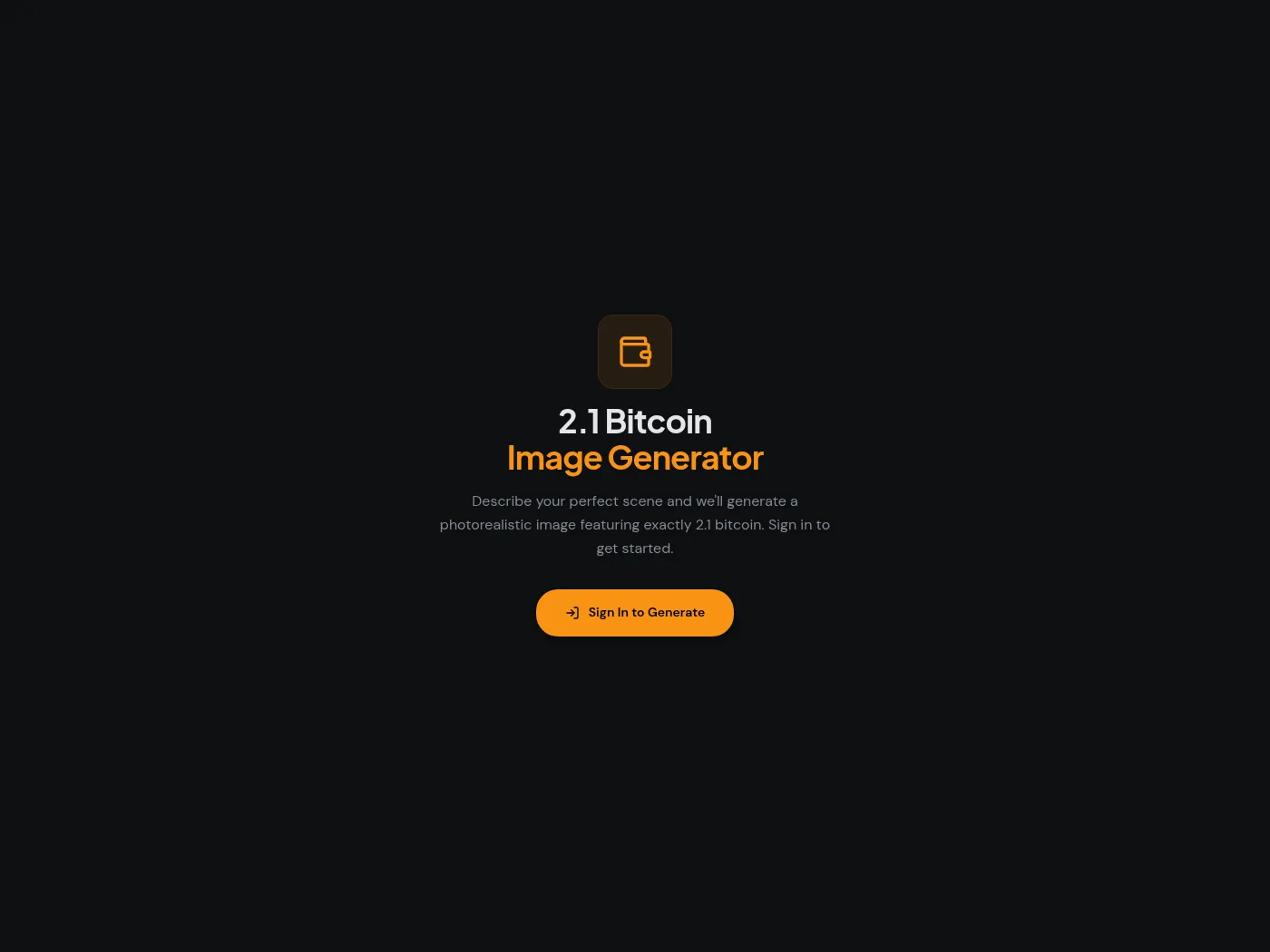 Bitcoin Image Generator