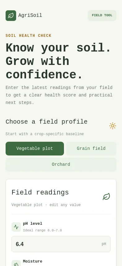 AgriSoil Analyzer