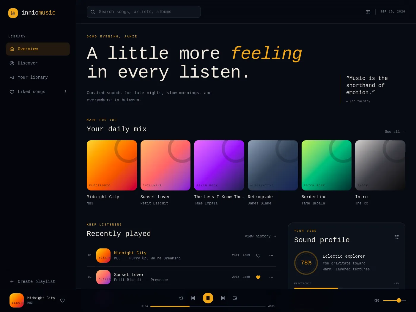 InnioMusic Player