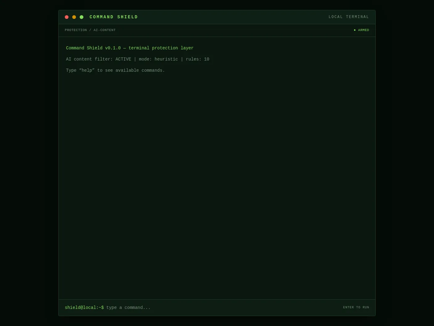Command Shield