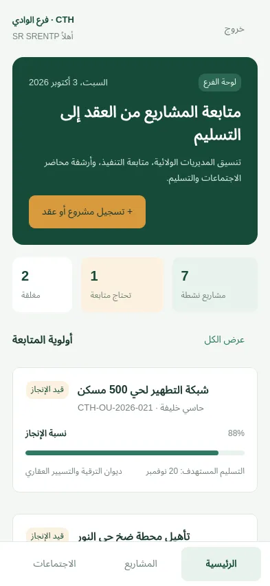 CTH Project Tracker