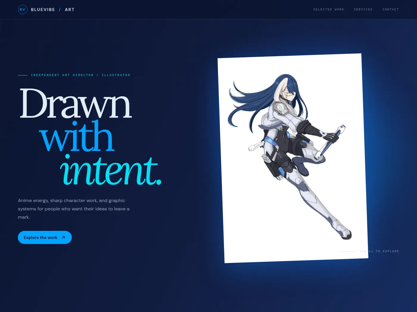 BlueVibe Art Portfolio