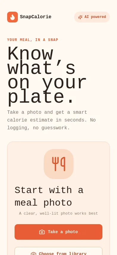SnapCalorie Counter