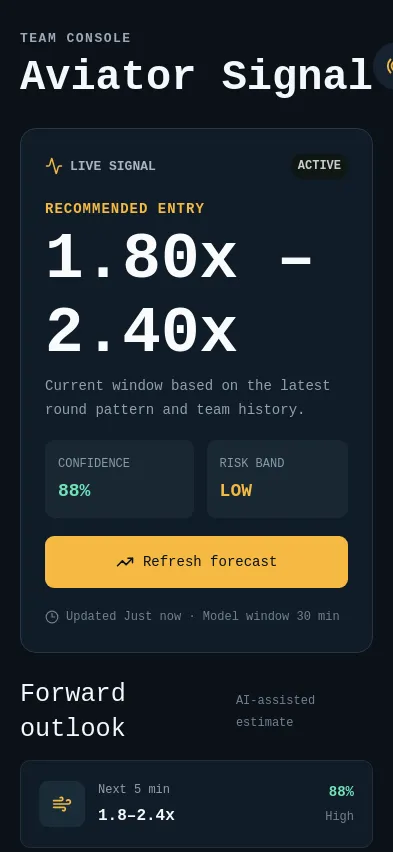Aviator Signal Predictor