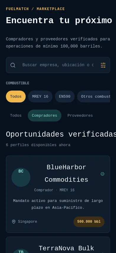 FuelMatch Mobile