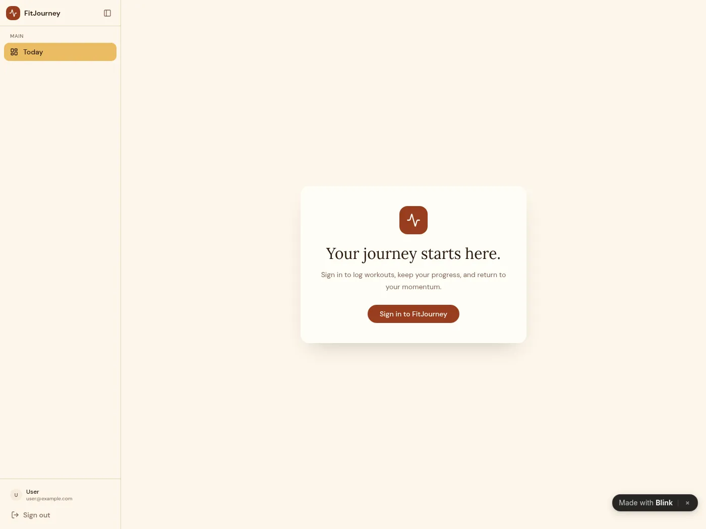 FitJourney Tracker