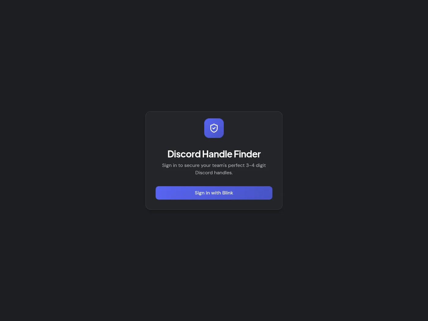 Discord Handle Finder