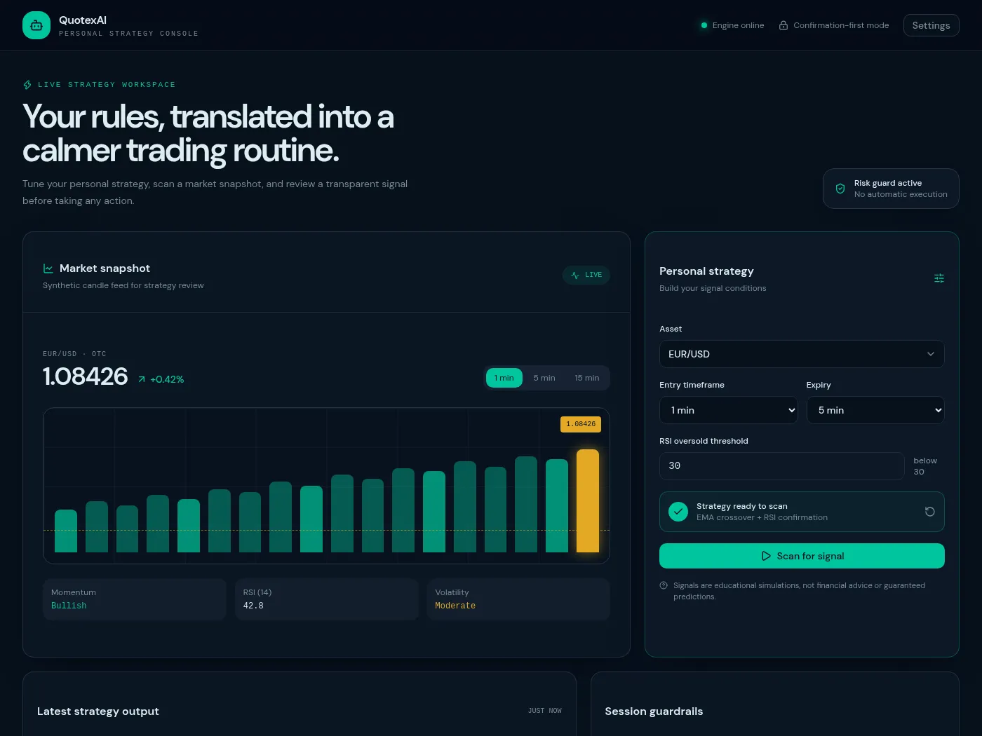 QuotexAI Strategy Bot