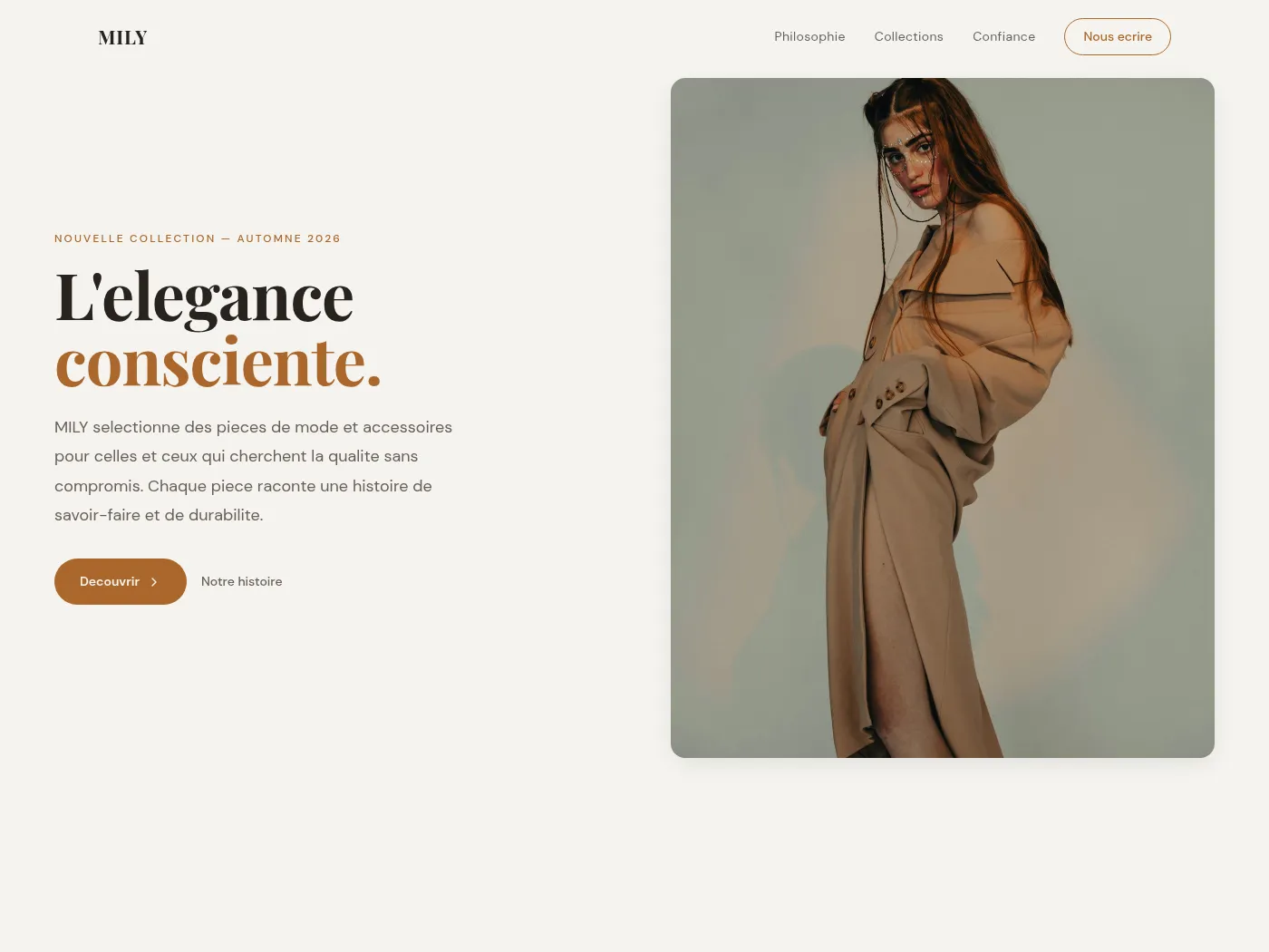 MILY Luxe E-Commerce