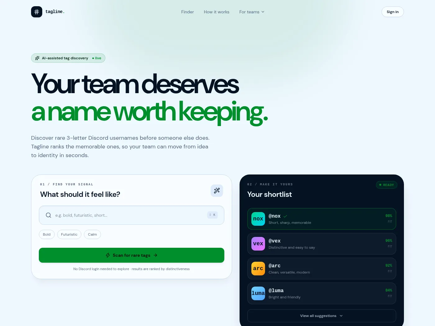 Discord Tag Finder