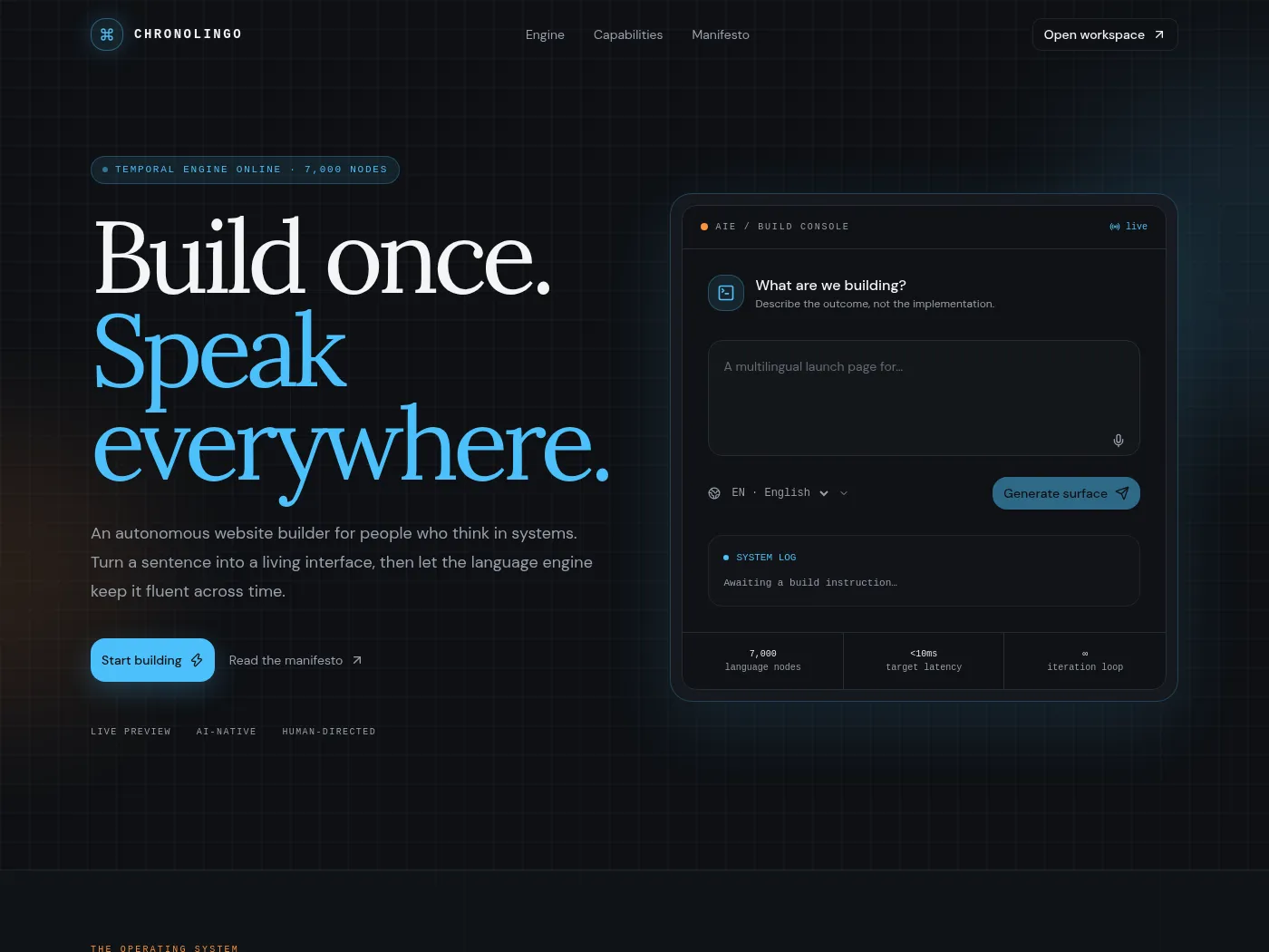 ChronoLingo AI Builder