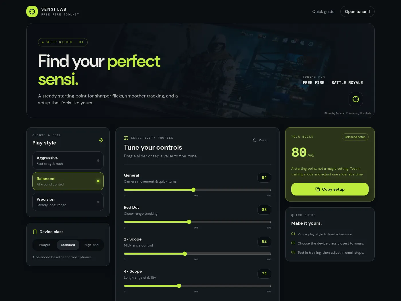 Free Fire Sensi Guide