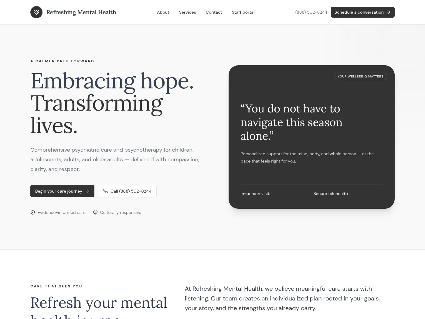 Refreshing Mental Health Pro