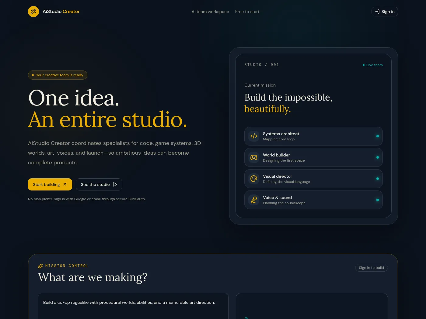 AiStudio Creator
