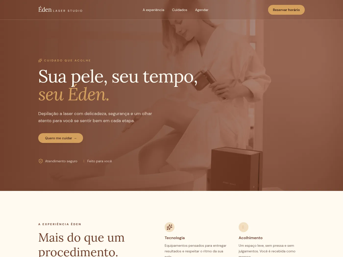 Éden Laser Studio Site