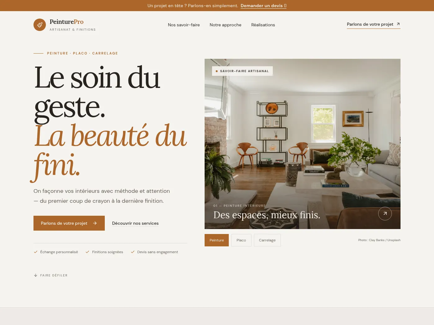 PeinturePro Web Presence