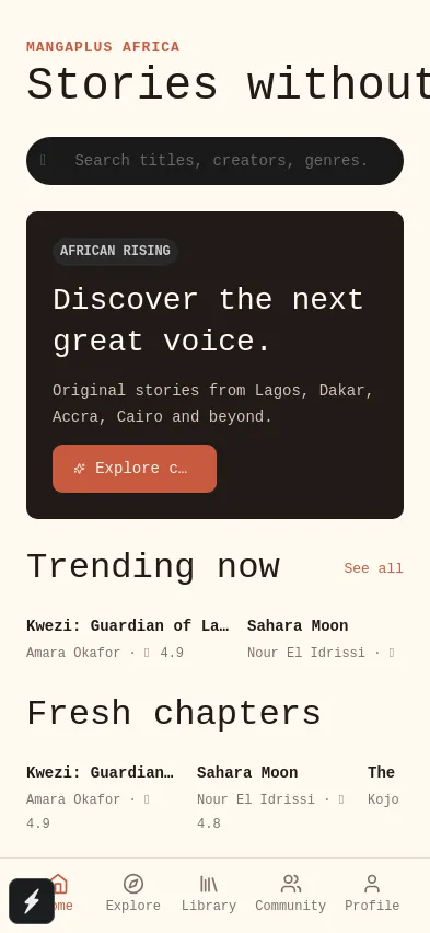 MangaPlus Africa Reader