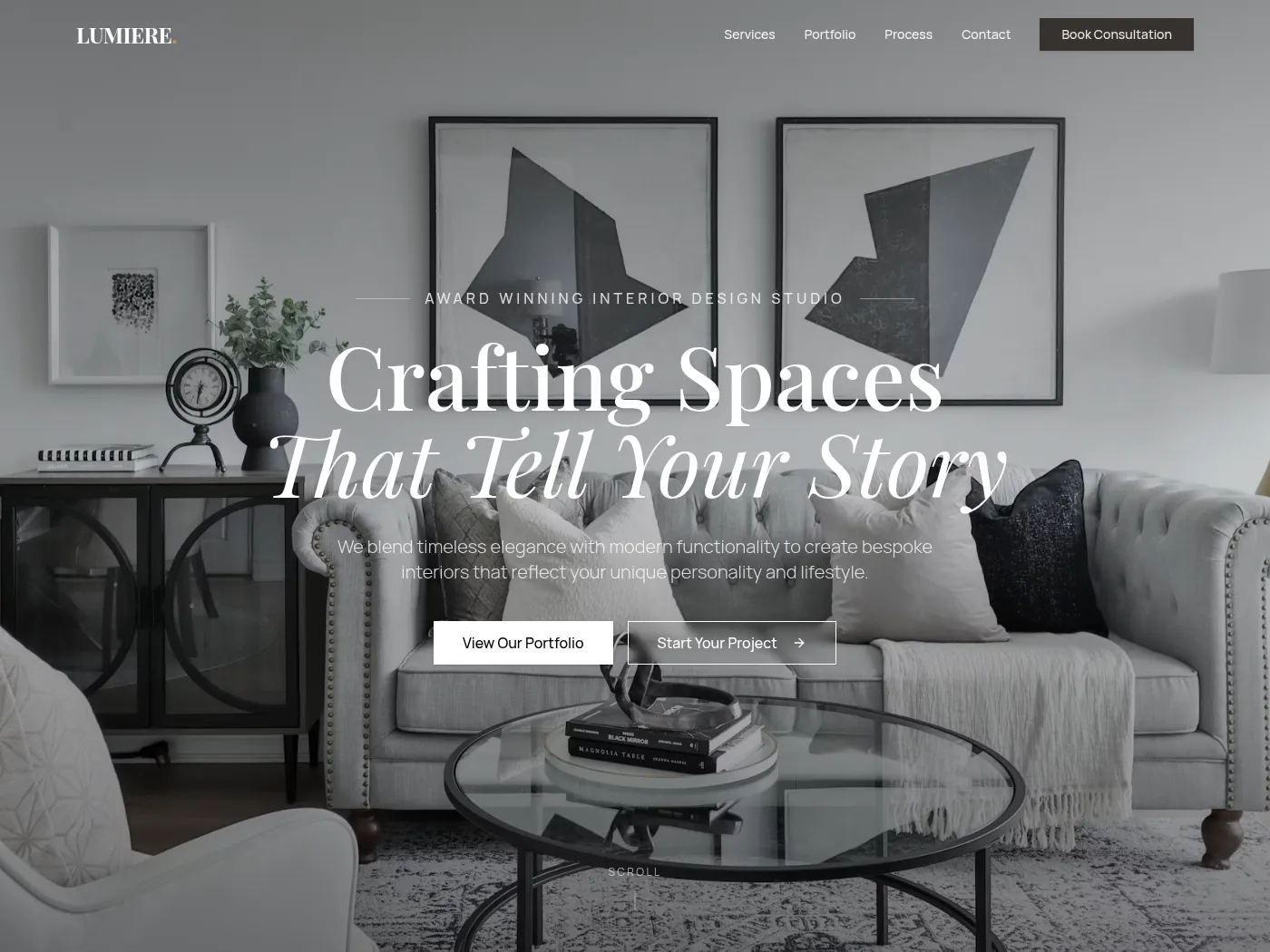 Interior Design Services Landing Page (Remix)
