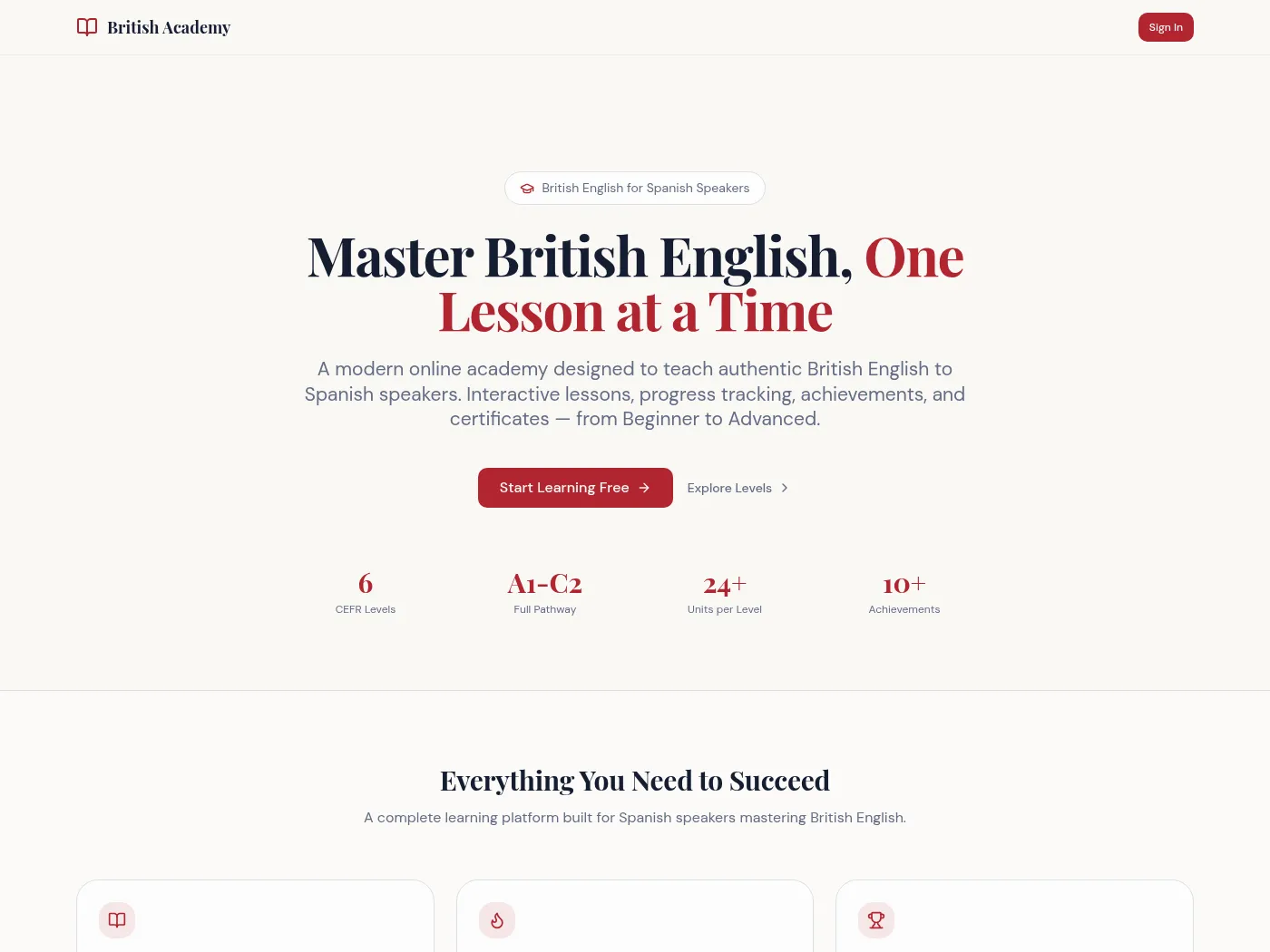 British English Academy