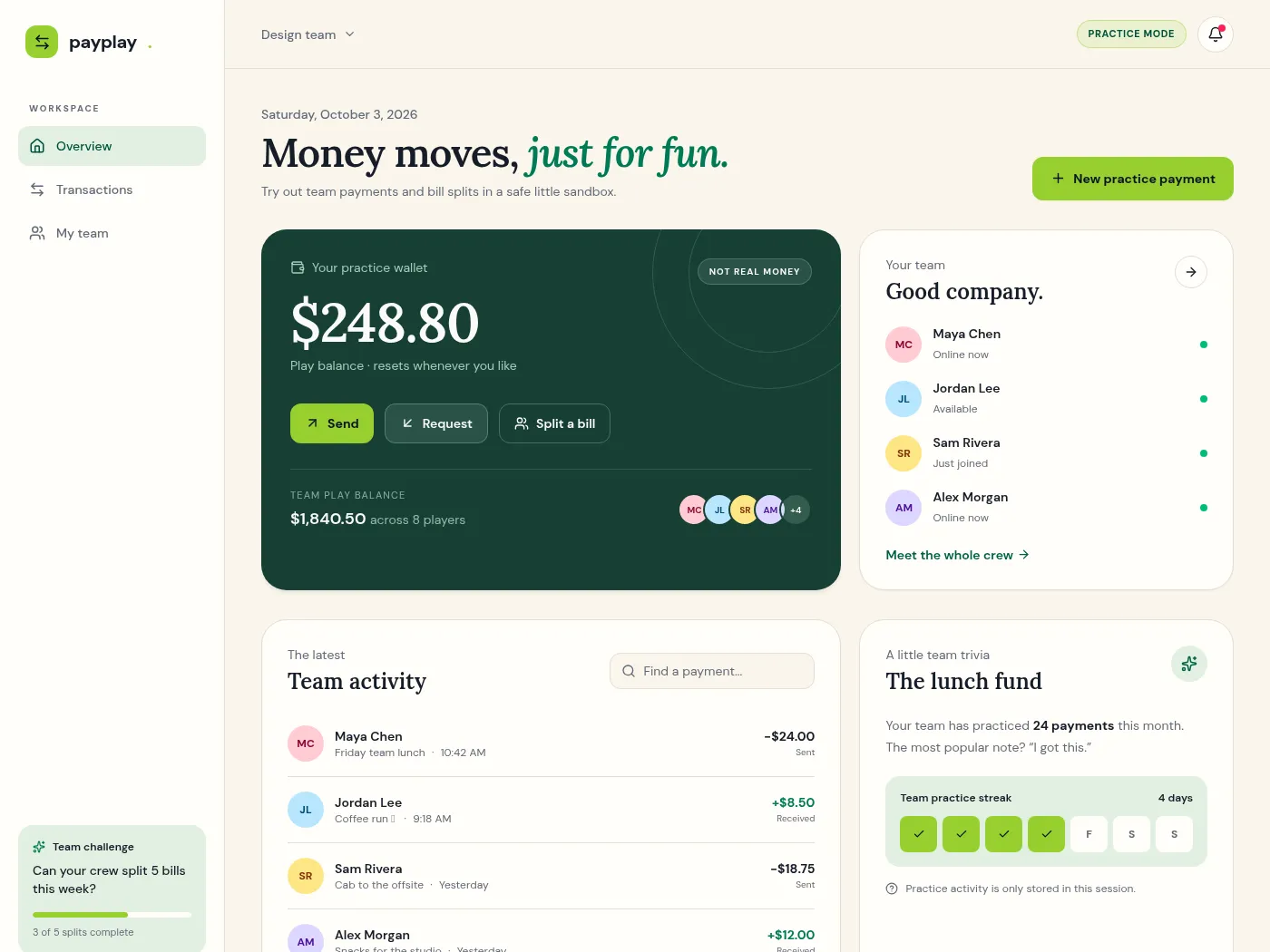 PayPlay Simulator
