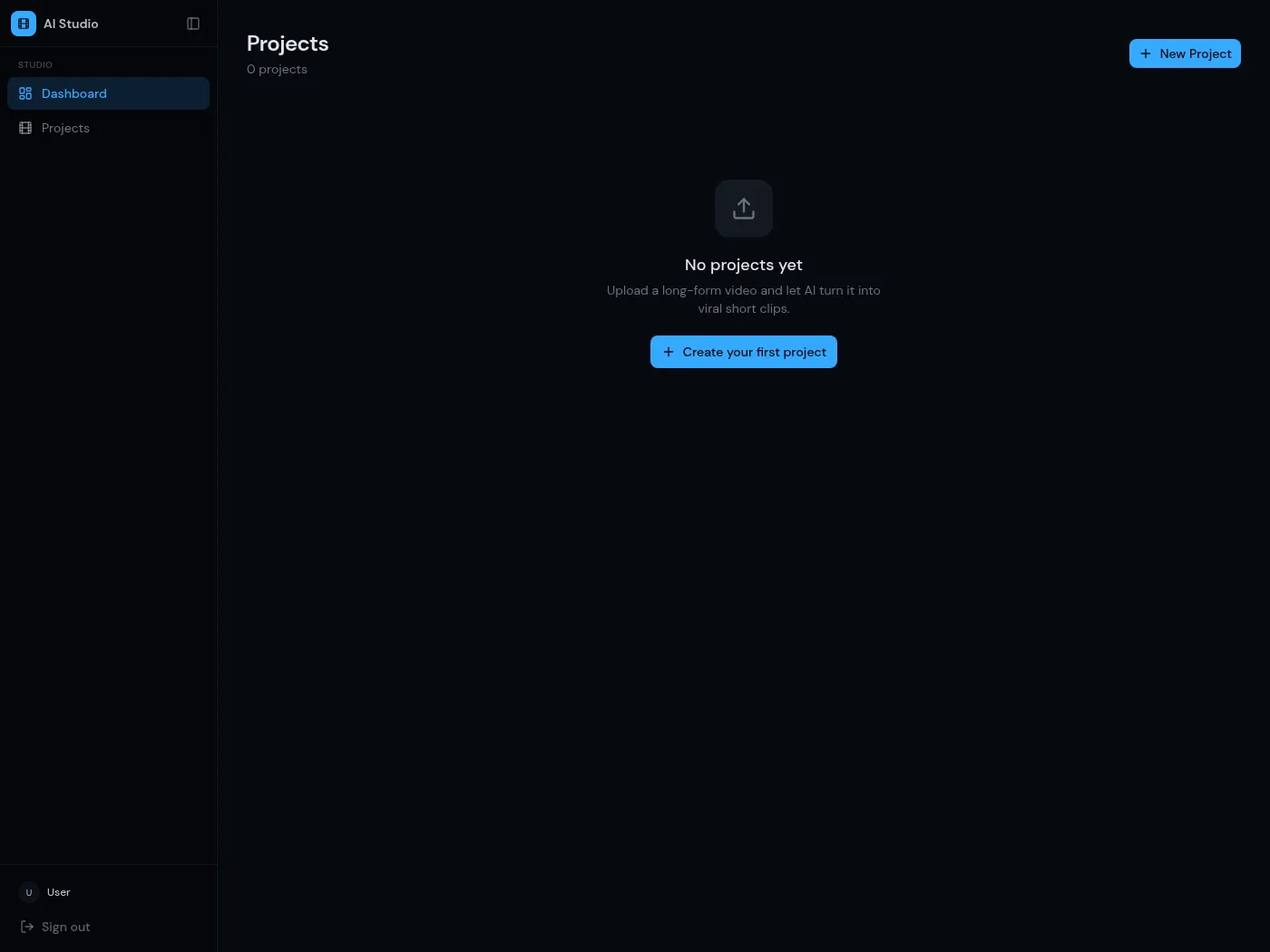 Blink AI Video Studio