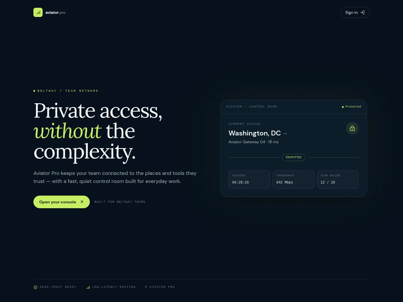 Aviator Pro VPN