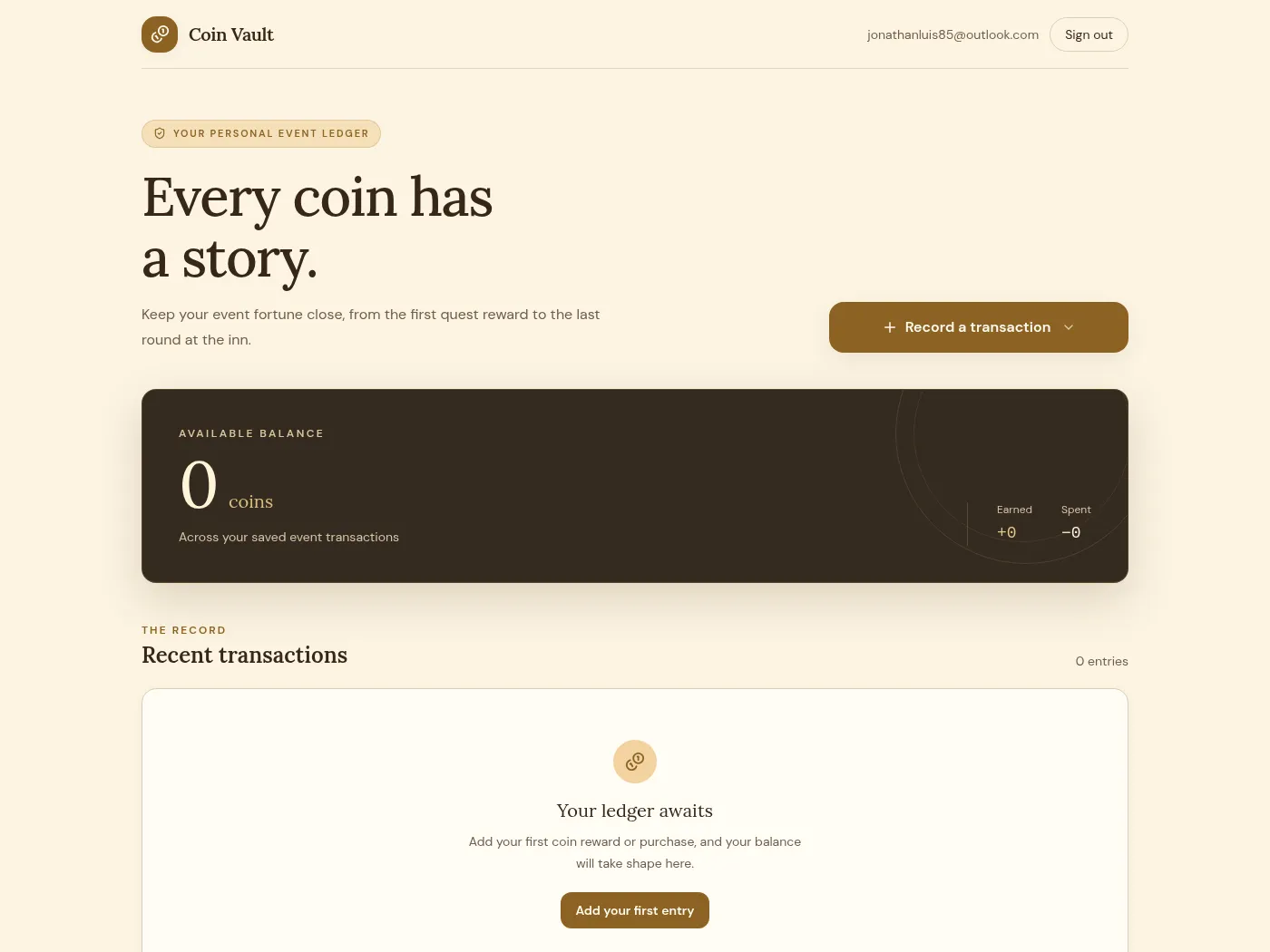 LARP Coin Vault