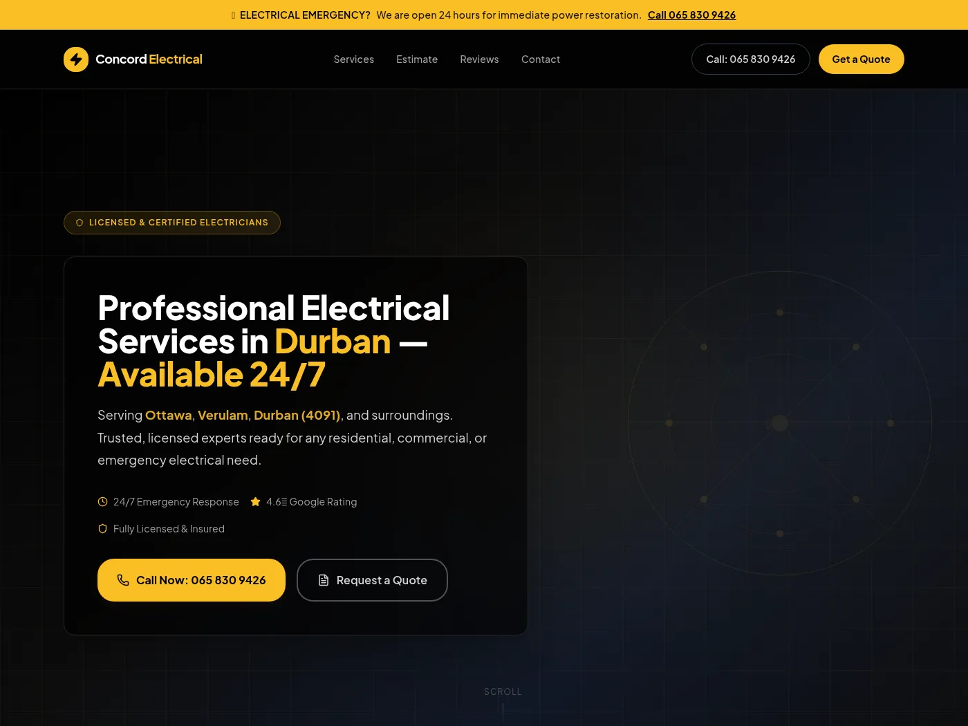Concord Electrical Web Platform