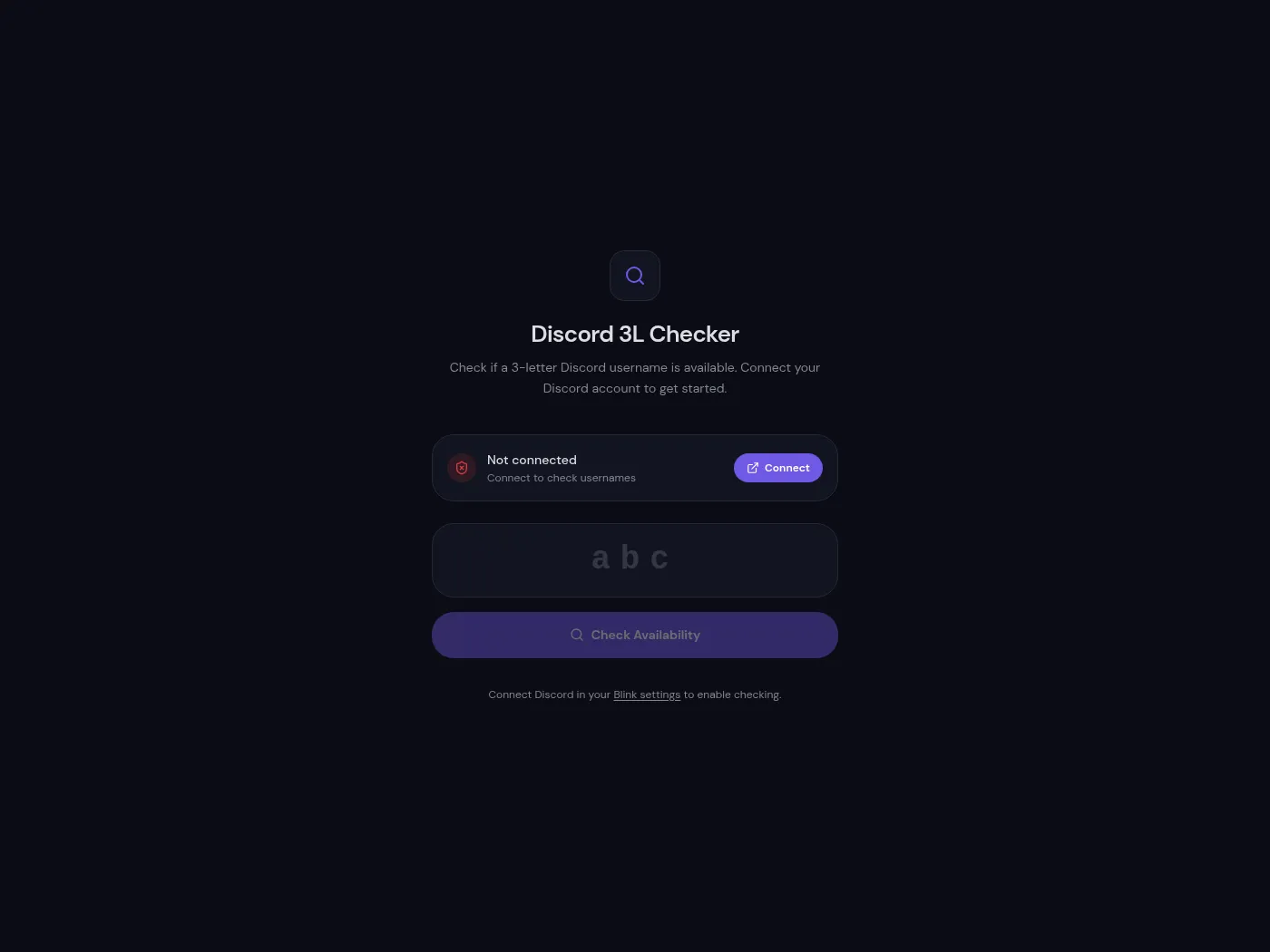 Discord 3L Checker