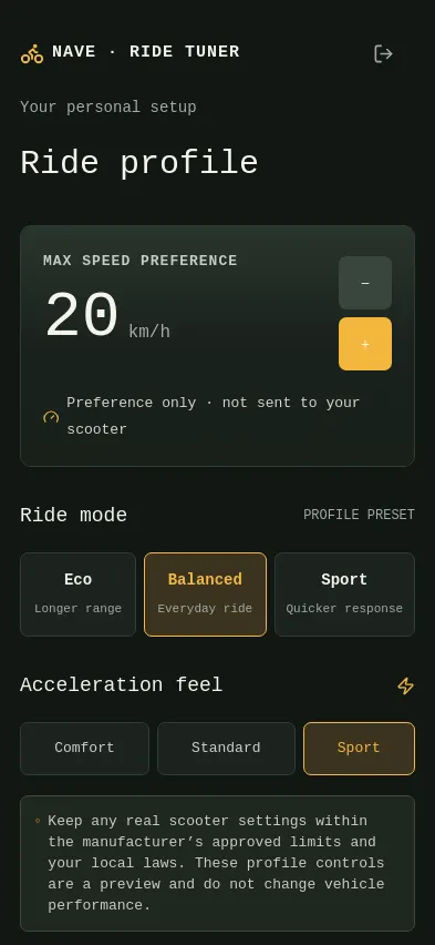 ScooterSpeed Control