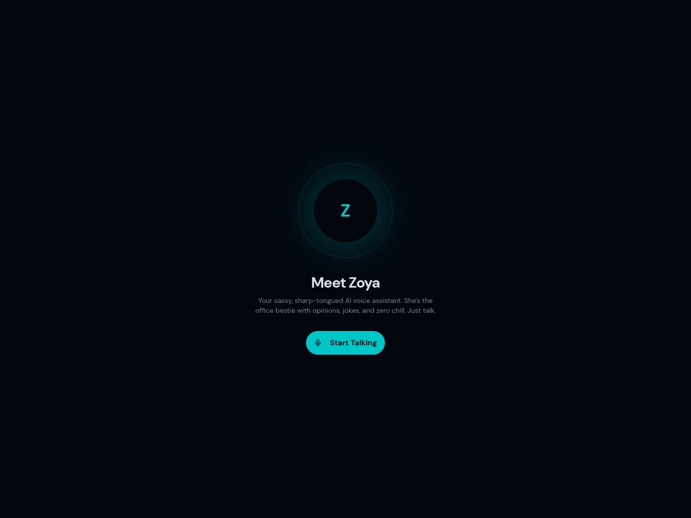 Zoya AI Voice Assistant