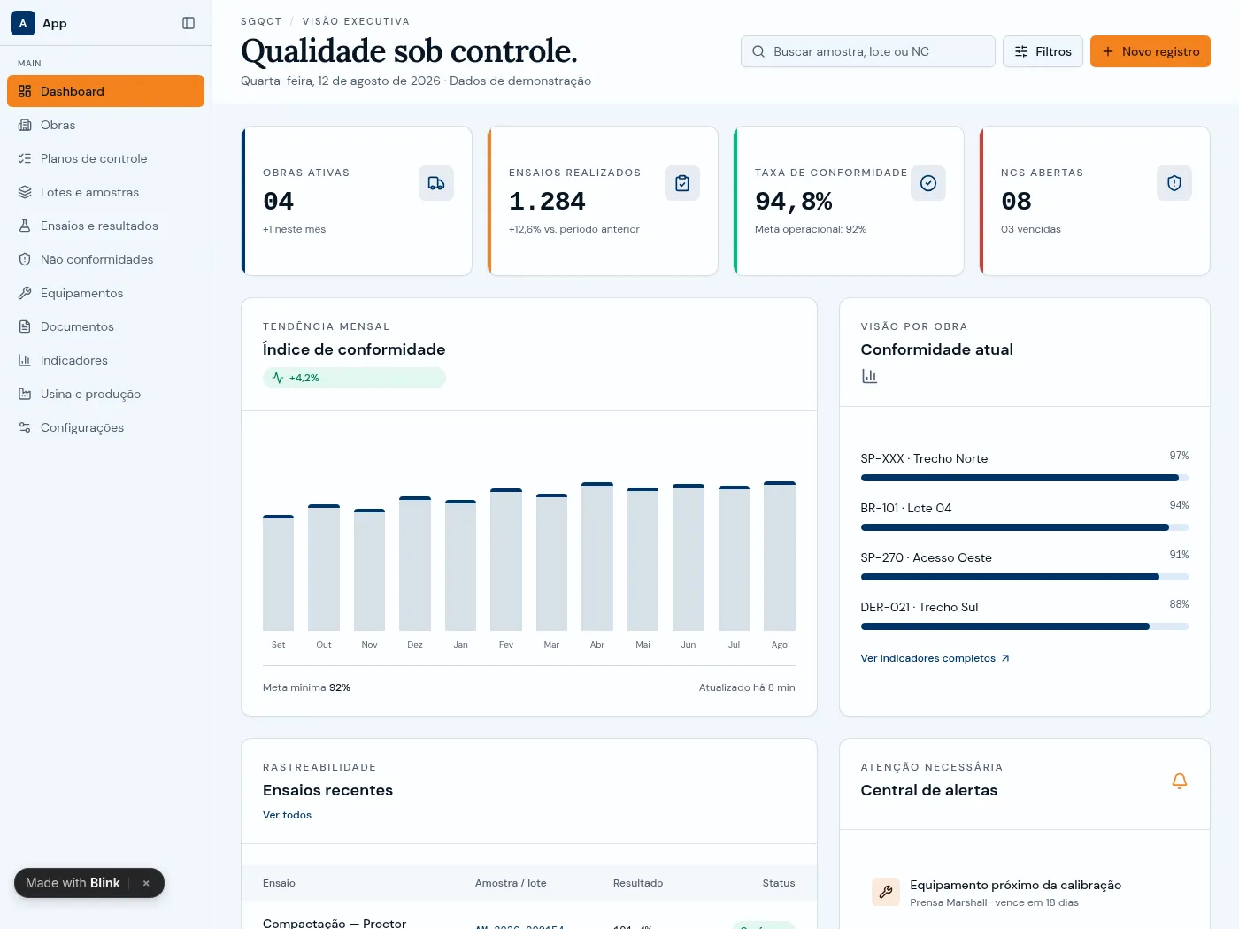SGQCT Quality Management Platform