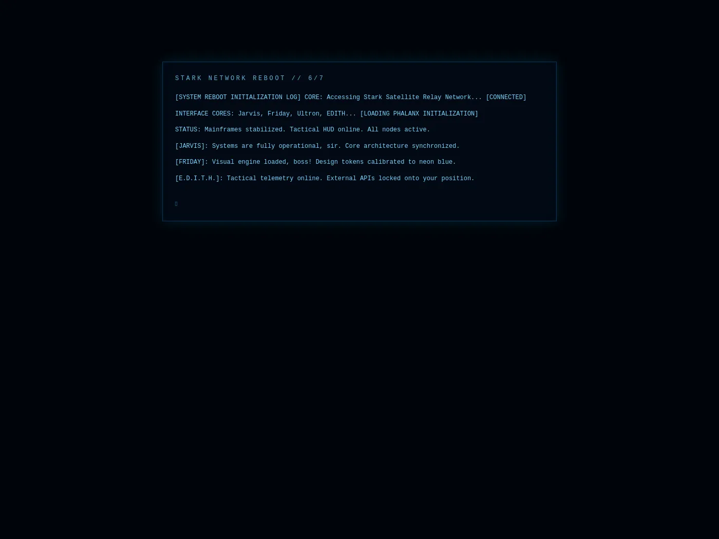 JARVIS Holographic Web System