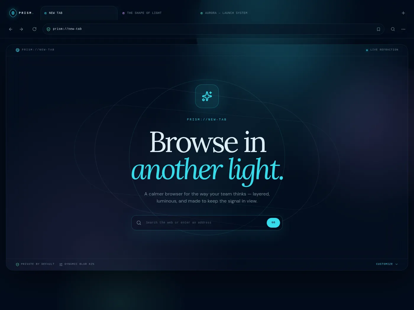 Frosted Prism UI