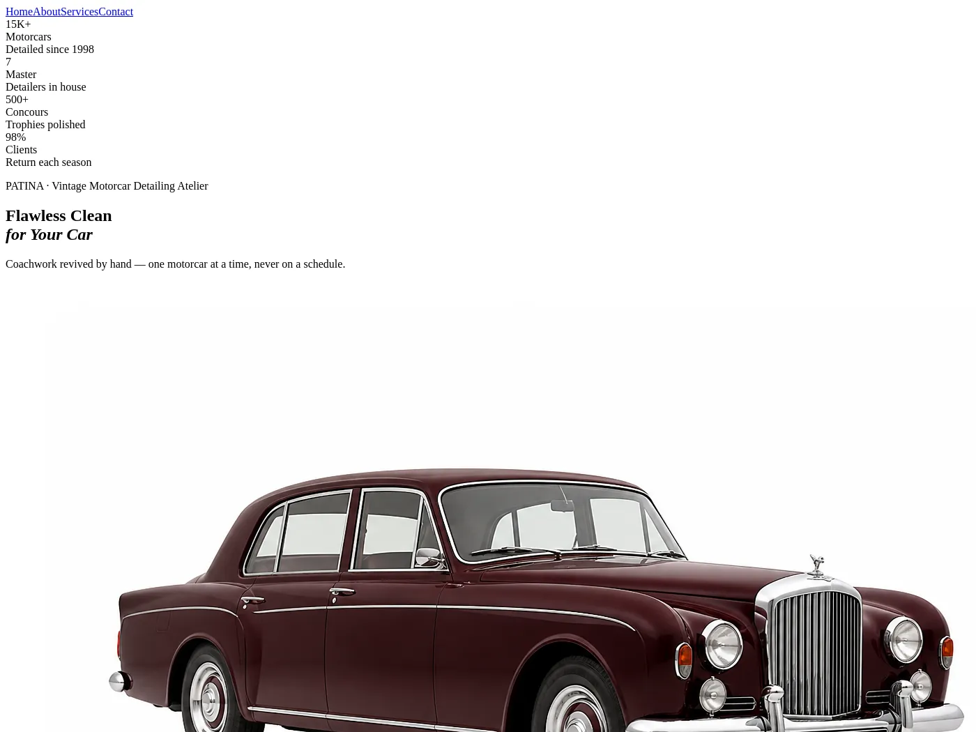Patina Detailing Site (Remix)