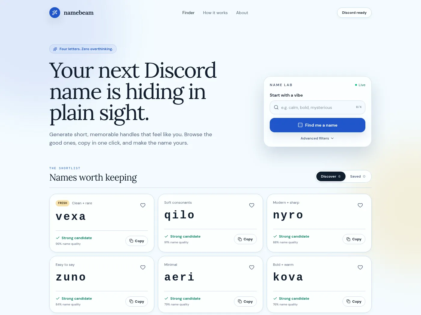 4-Letter Discord Finder